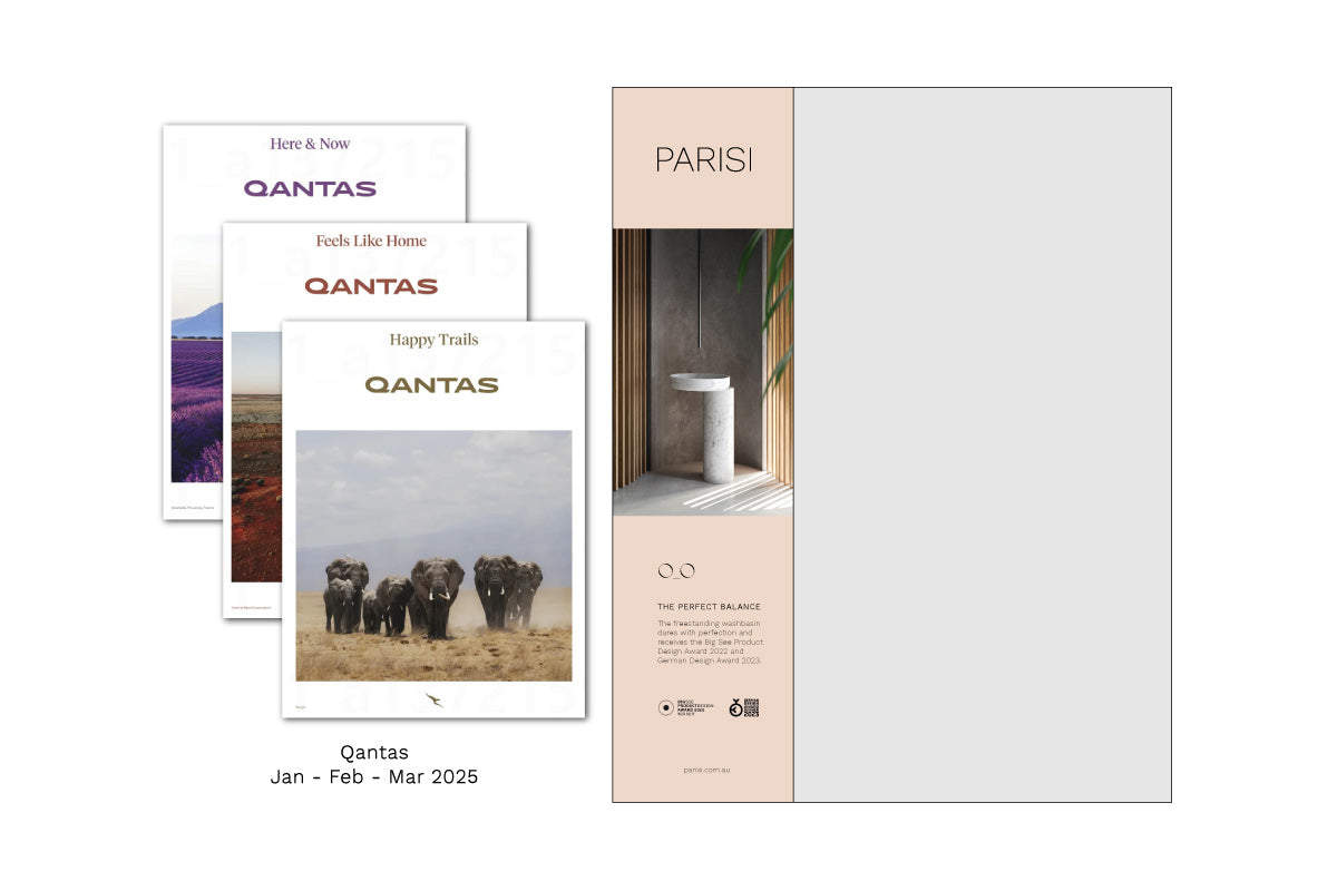 Qantas Magazine Featured Advertising January - March 2025