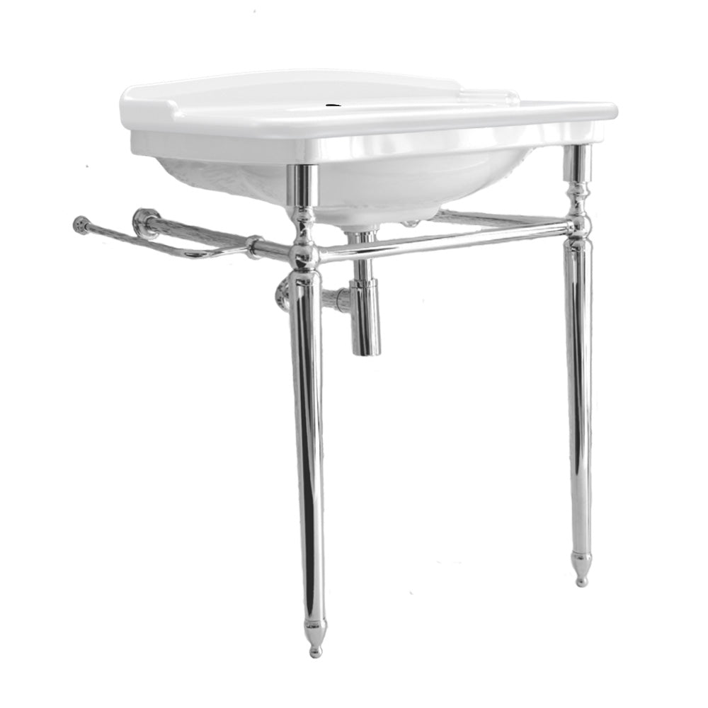 Hermitage Basin (680mm) with Metal Legs - PARISI Basins