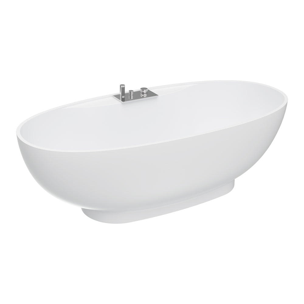 Loop 1700 Stonetec Freestanding Bath with Integrated Tap Set - PARISI Baths