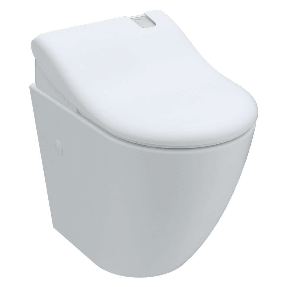 Aqua Intelligent Wall Faced Pan (Bottom Inlet Bidet Seat) - PARISI Toilets