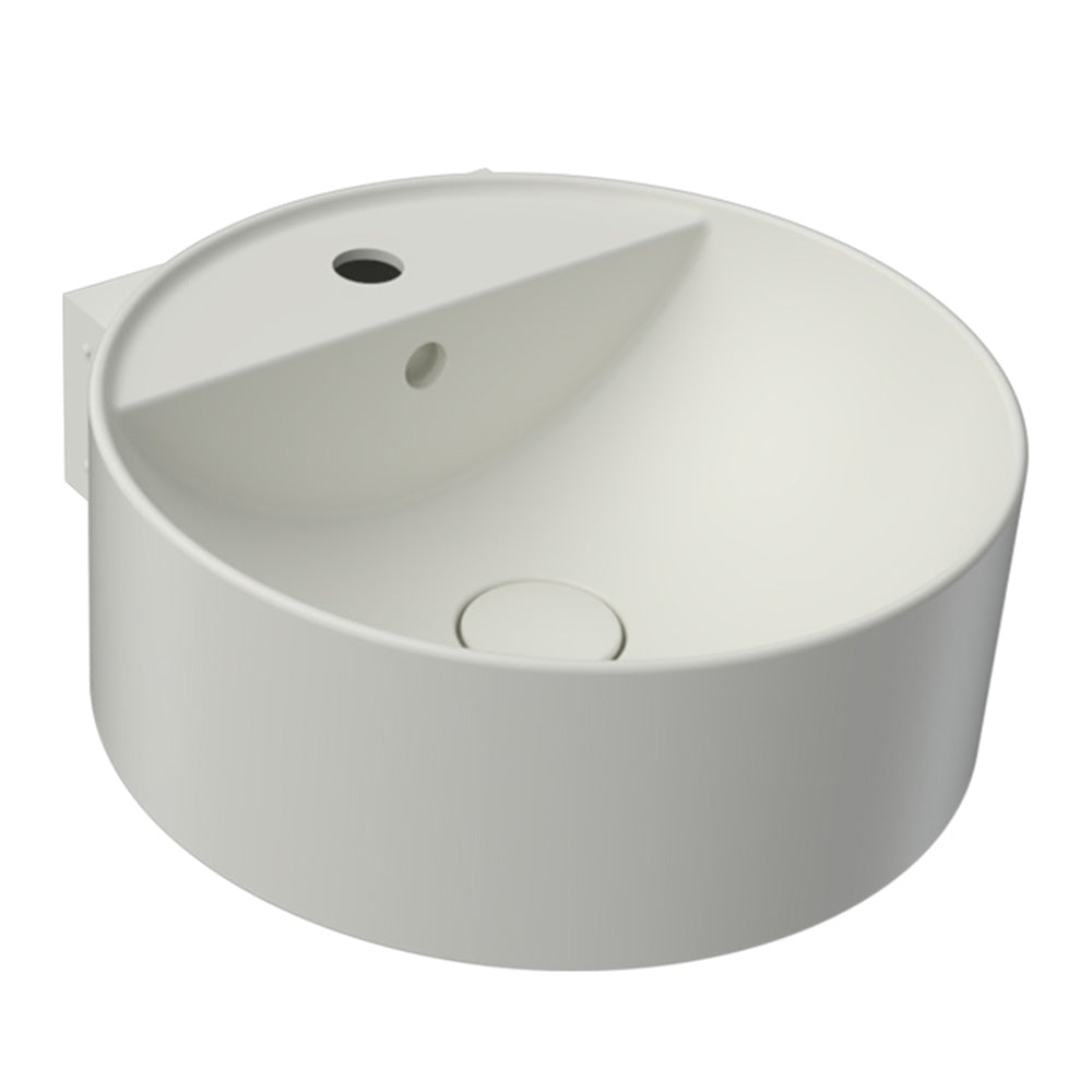 Twinset Slim 420 Wall Basin With Tap Ledge - PARISI Basins
