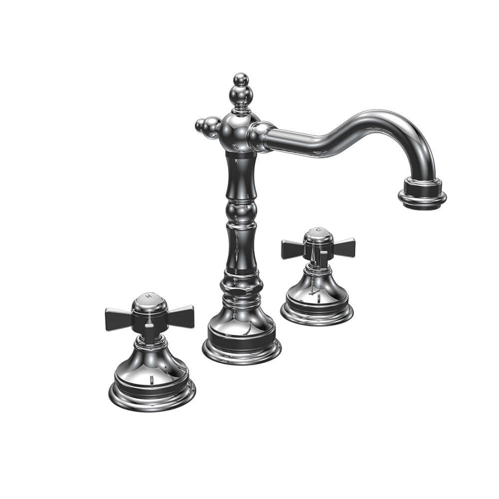 Hermitage Basin Set with Swivel Spout and Cross Handle - PARISI ...