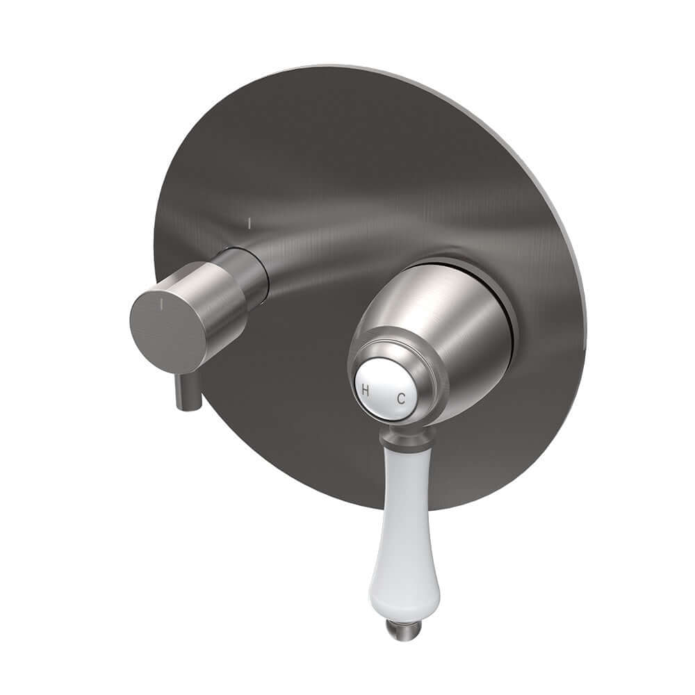 Hermitage II Wall 3 Way Diverter Mixer - PARISI Bathroom Tapware