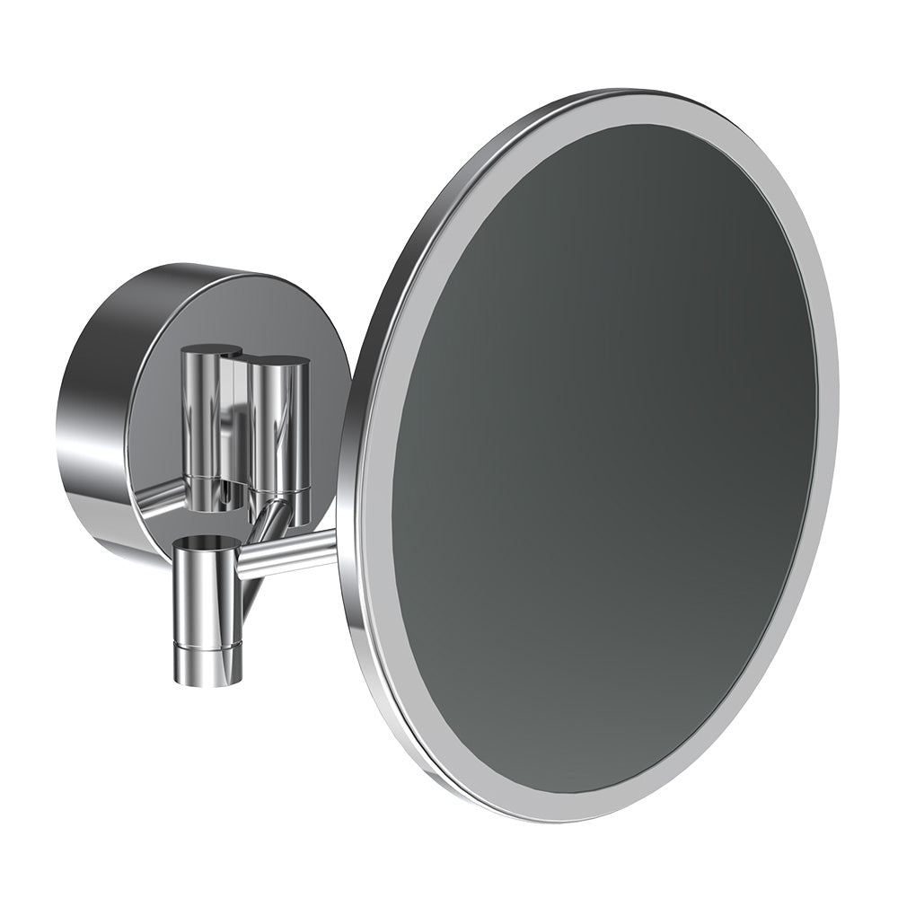 Tondo II Round Magnifying Mirror with Dual Light - PARISI Mirrors