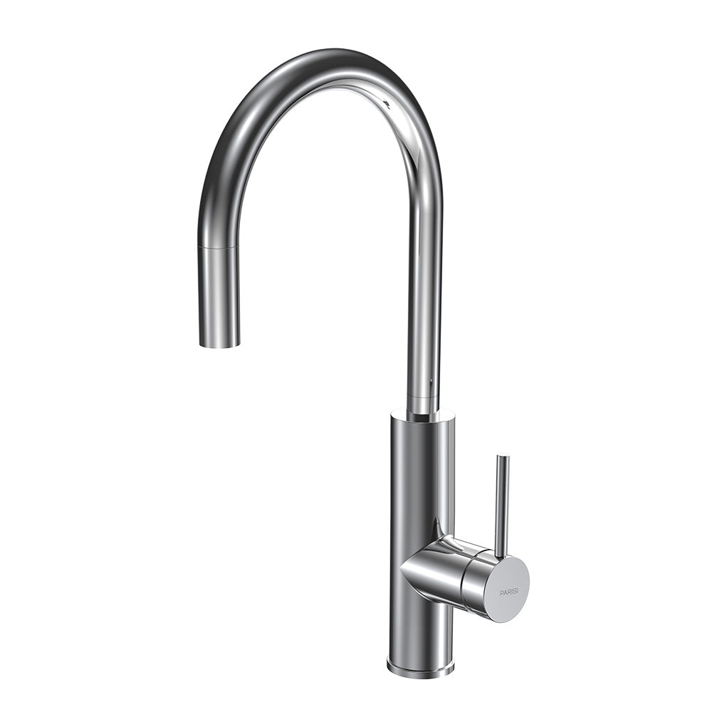 Envy II Arch Kitchen Mixer with Pull-out Spout - PARISI Kitchen Tapware