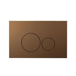 Tondo Push Panel Matt Bronze - PARISI Toilets