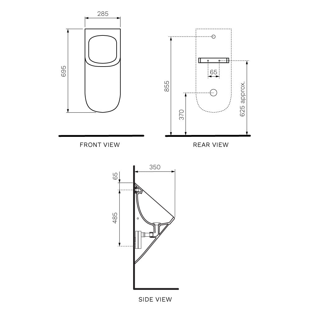 Envy Urinal - PARISI Toilets