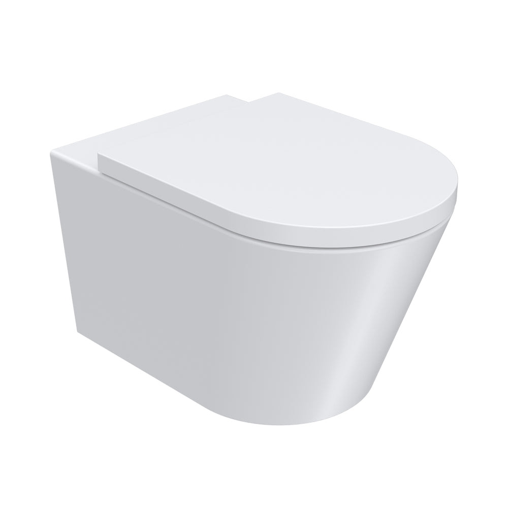 Linfa Wall Hung Pan Rimless (including Soft Close Seat) - PARISI Toilets