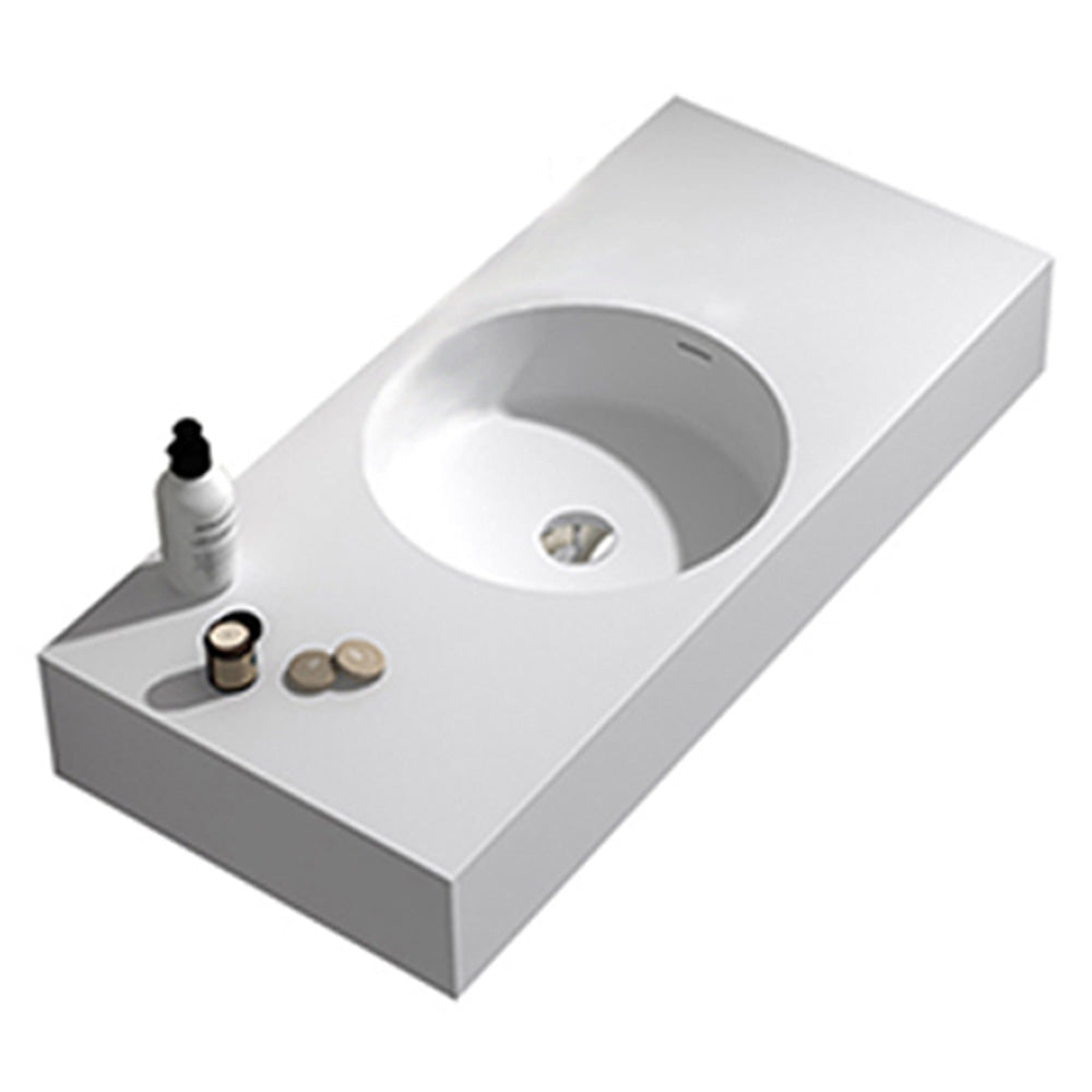 Rotondo 1000 Basin with Overflow - PARISI Bathroom Furniture
