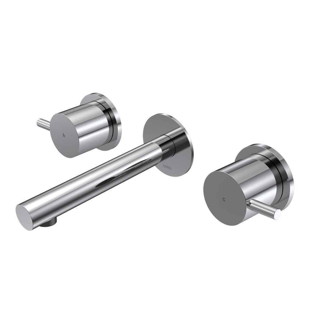 Tondo II Wall Basin-Bath Set with 160mm Spout - PARISI Bathroom Tapware