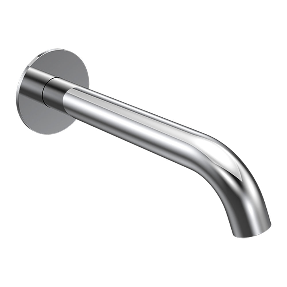 Tondo II Wall Bath Spout 190mm Curved - PARISI Bathroom Tapware