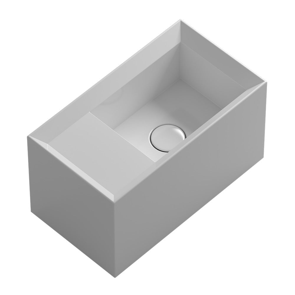 Cut Wall Basin with Centre Tap Landing (45x25x25H) - PARISI Basins