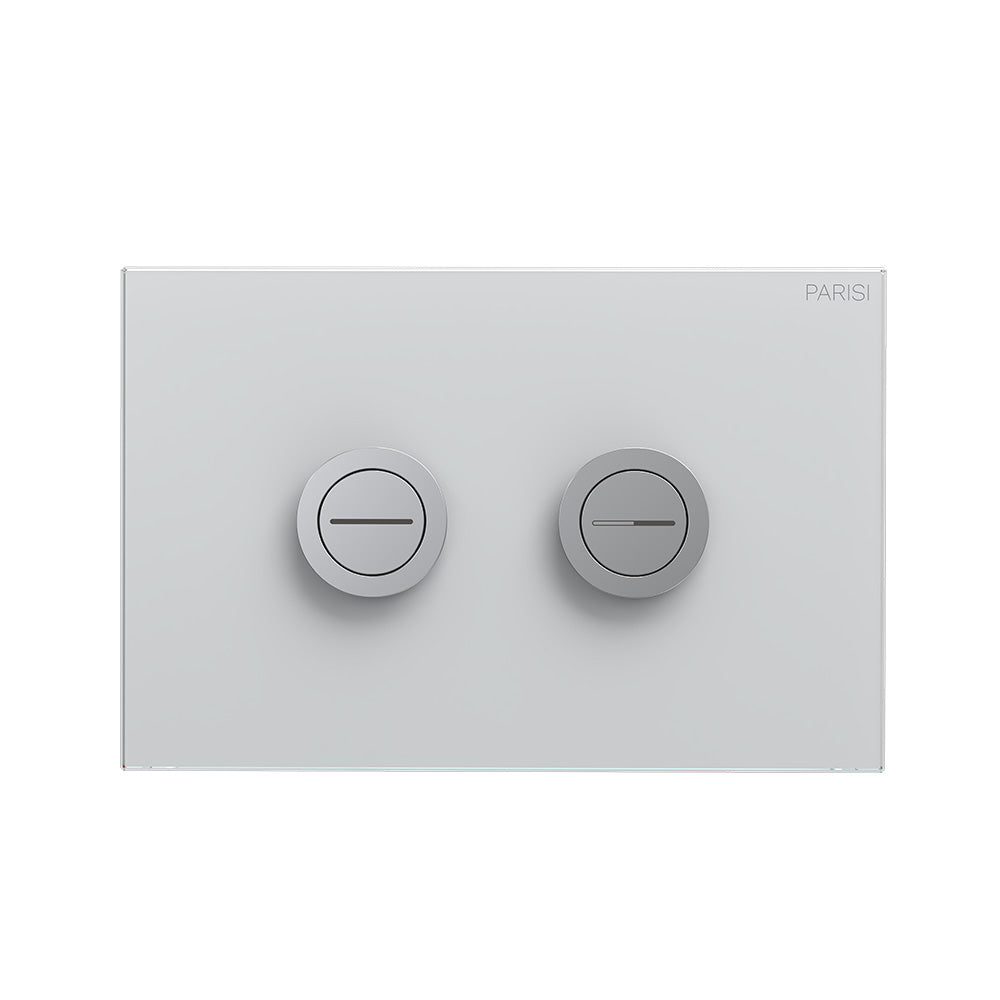 Twin Button Set on Glass Plate for PA136/PA141 (low level cisterns ...
