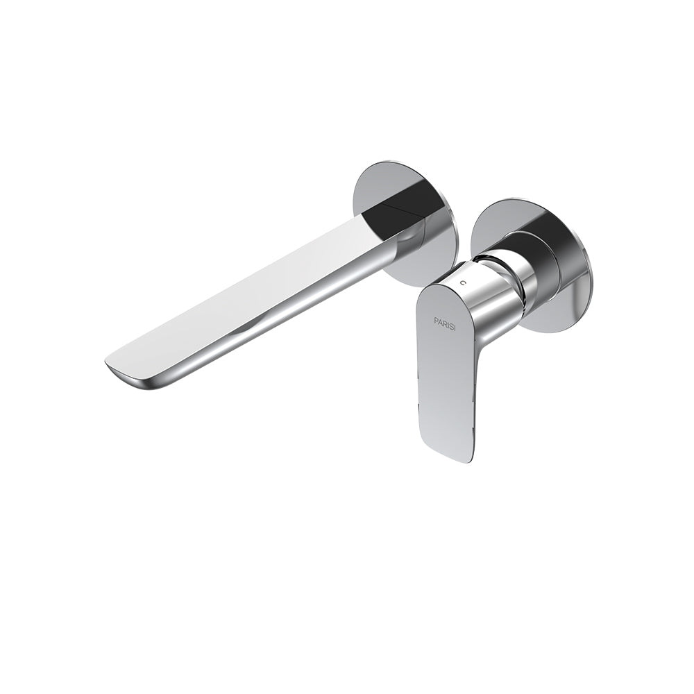 Slim II Wall Mixer with 190mm Spout (Individual Flanges) - PARISI ...