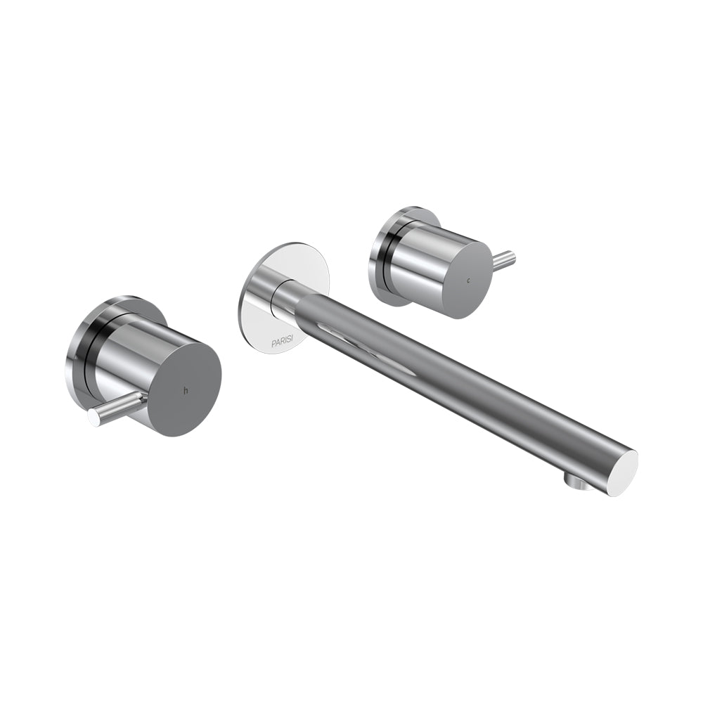 Tondo II Wall Basin-Bath Set with 220mm Spout - PARISI Bathroom Tapware