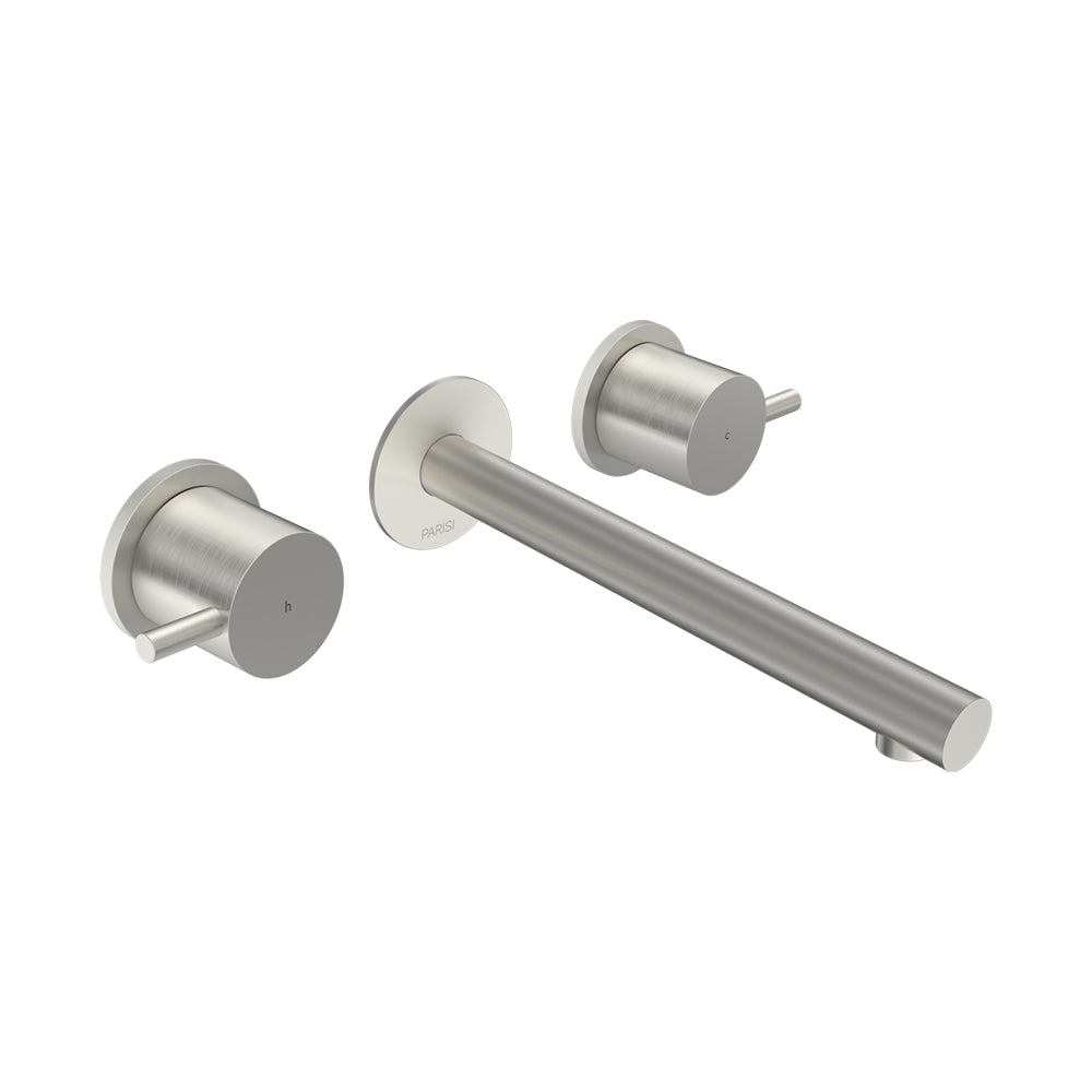 Tondo II Wall Basin-Bath Set with 220mm Spout - PARISI Bathroom Tapware