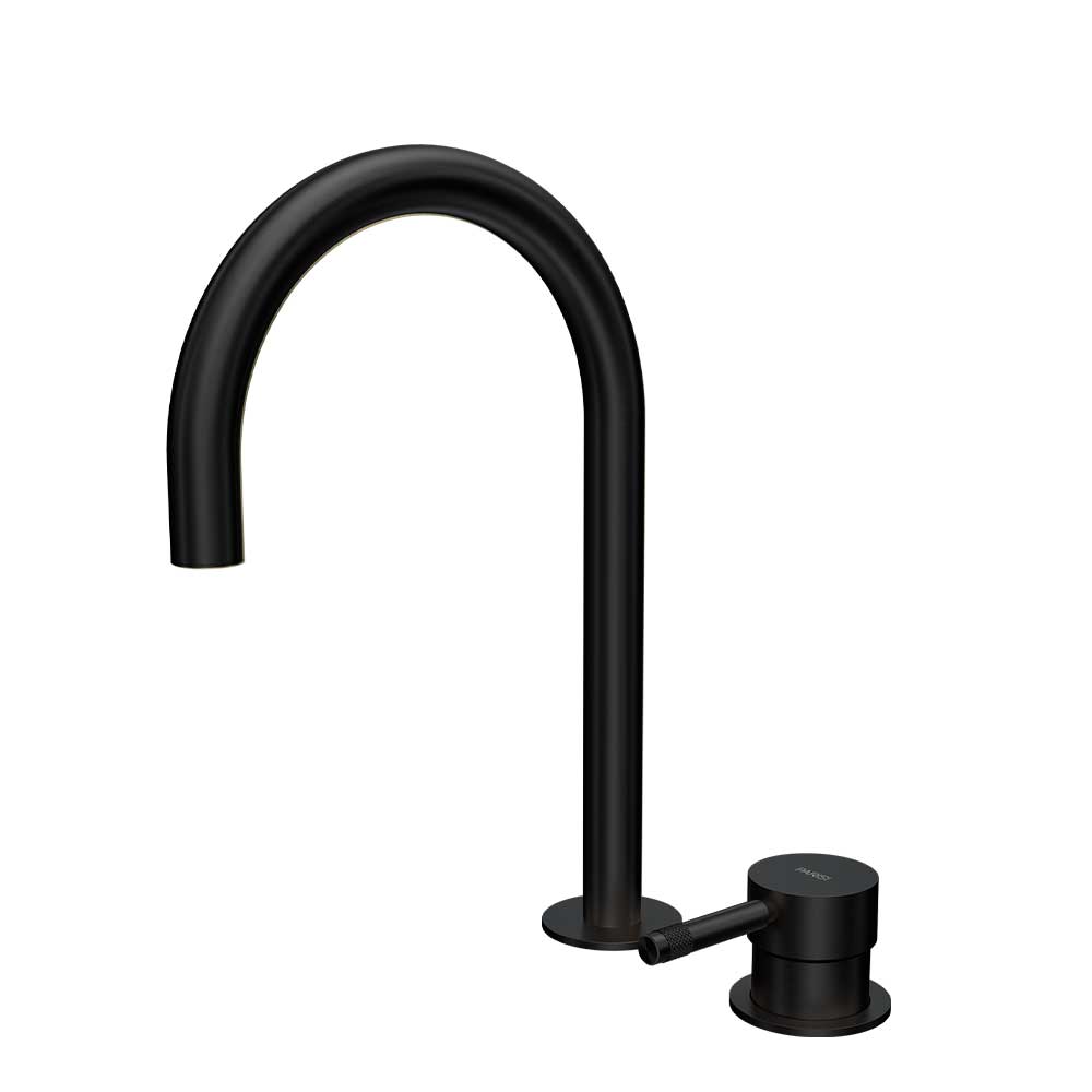 Tondo II Hob Mixer with Round Swivel Spout - PARISI Bathroom Tapware